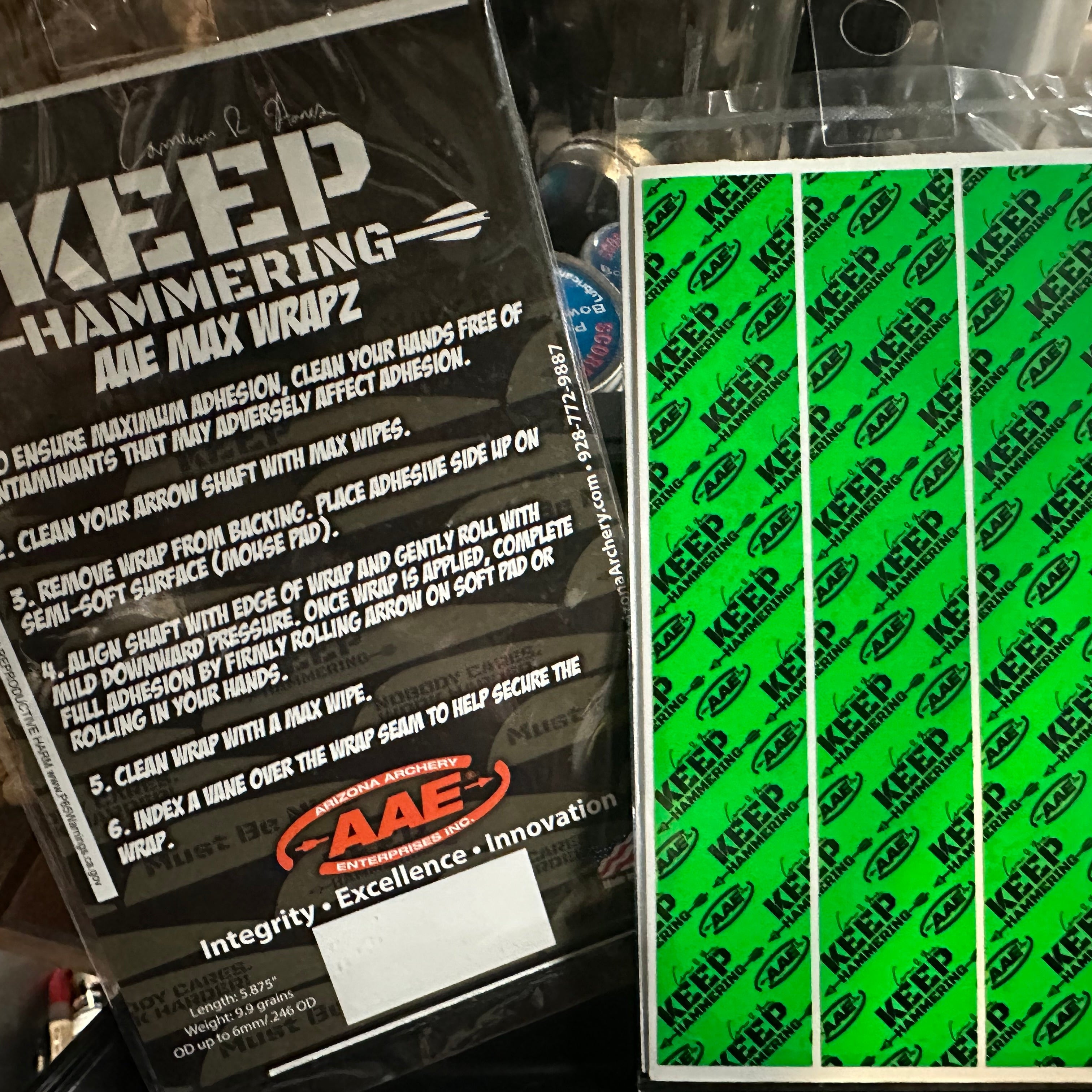 AAE Keep Hammering Wraps Green – The Bow Rack, Inc.